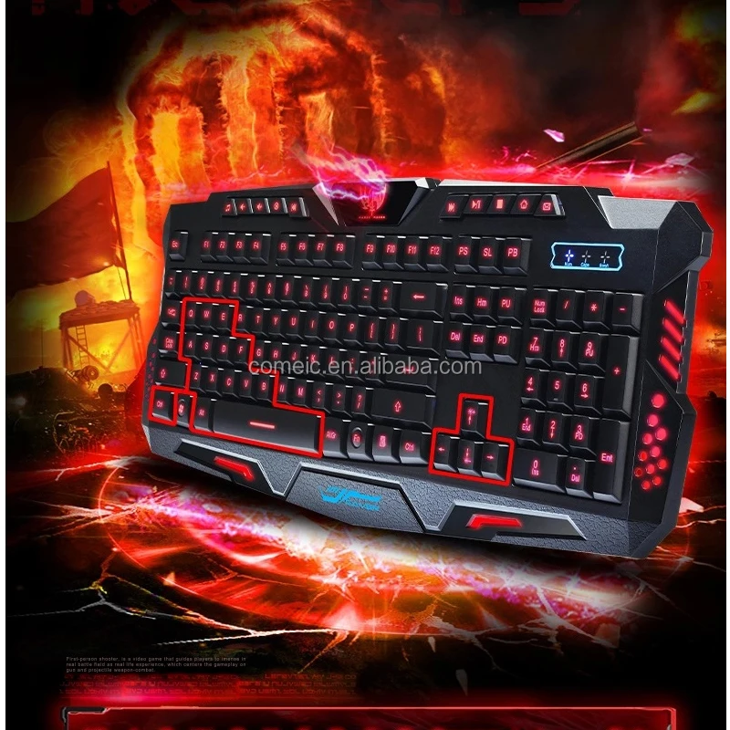 M200 Mechanical Keyboard Waterproof Professional Colored Backlit ...