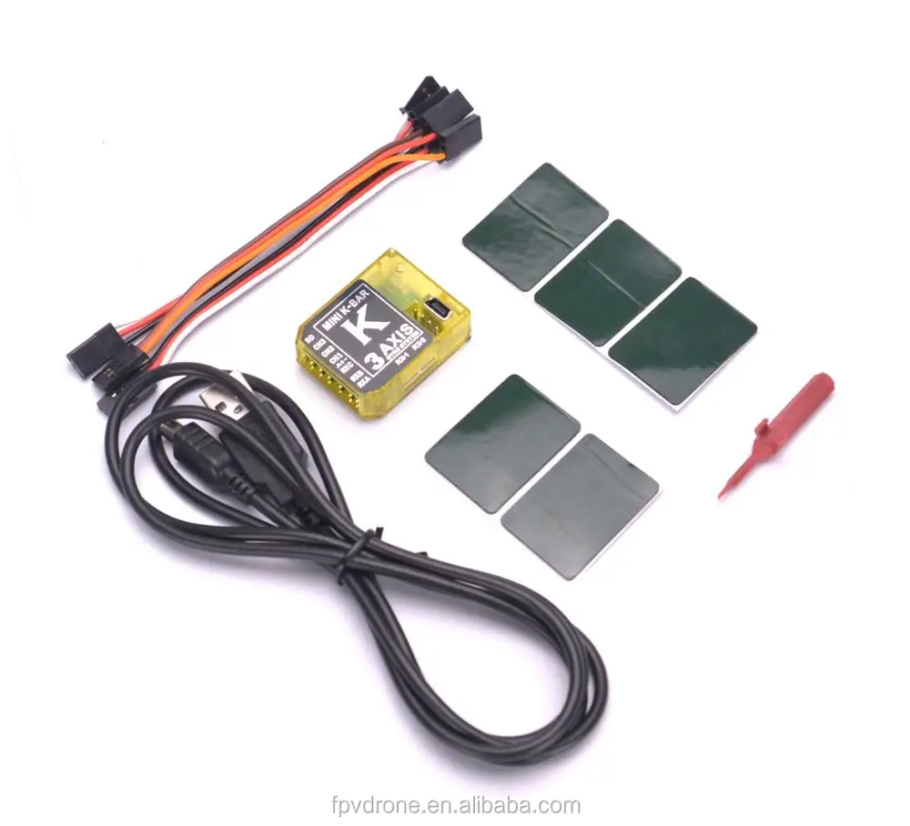 KBAR Mini K-Bar Yellow K8 3-Axis Gyroscope for RC Airplanes ...
