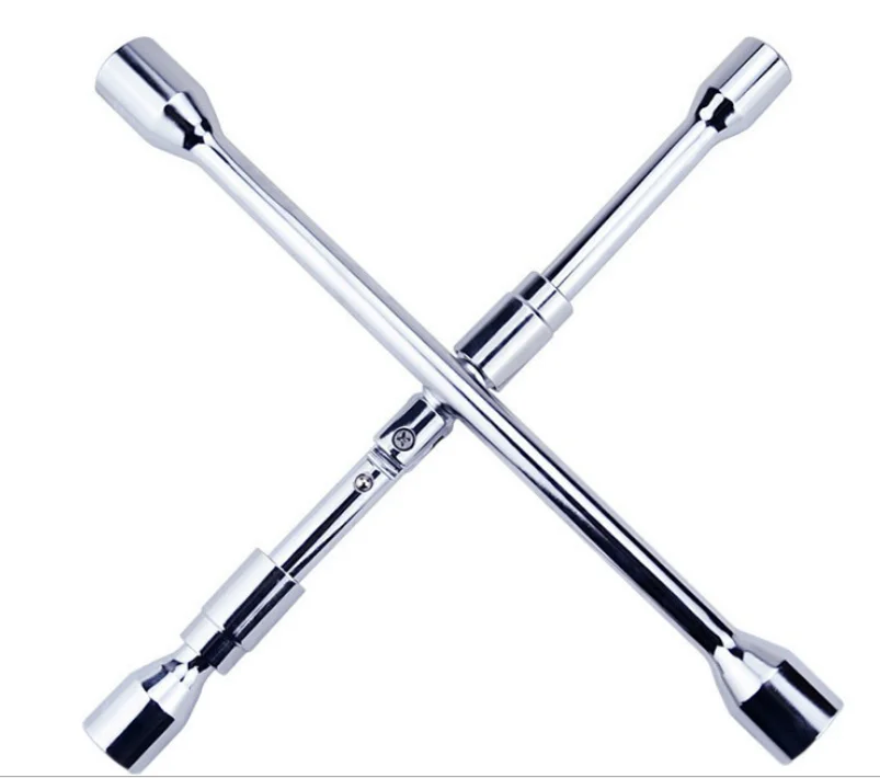 Universal Cross Key Wrench Electrolytic Polishing 4 Way Zinc Alloy ...