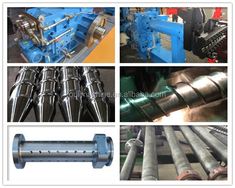 Pin-Barrel Cold Feed Rubber Extruder/Epdm Ex Extruder Machinery ...