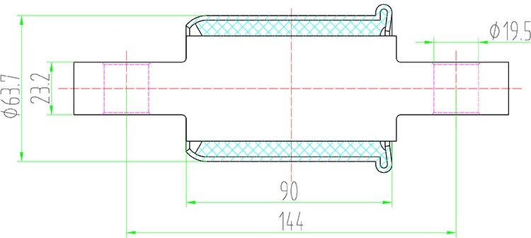 American heavy truck Hendrickson Peterbilt Freightliner polyurethane ...