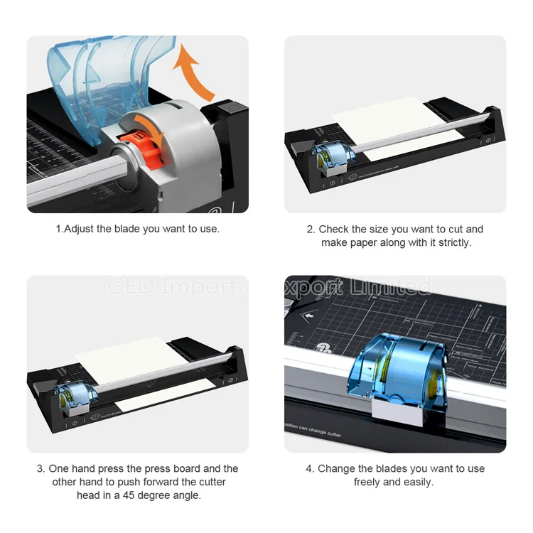 5 IN 1 A3 Precision Cutter Trimmer - Manual Rotary Machine