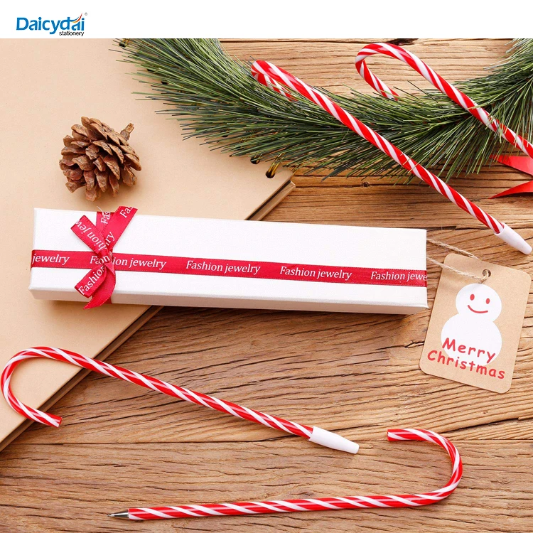 Candy Cane Pen 7.5 Inch Peppermint For Christmas Holiday Home School ...