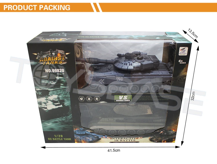 Russian T90 And German Tiger Mini Plastic Tank Toy Military Tank Toy ...