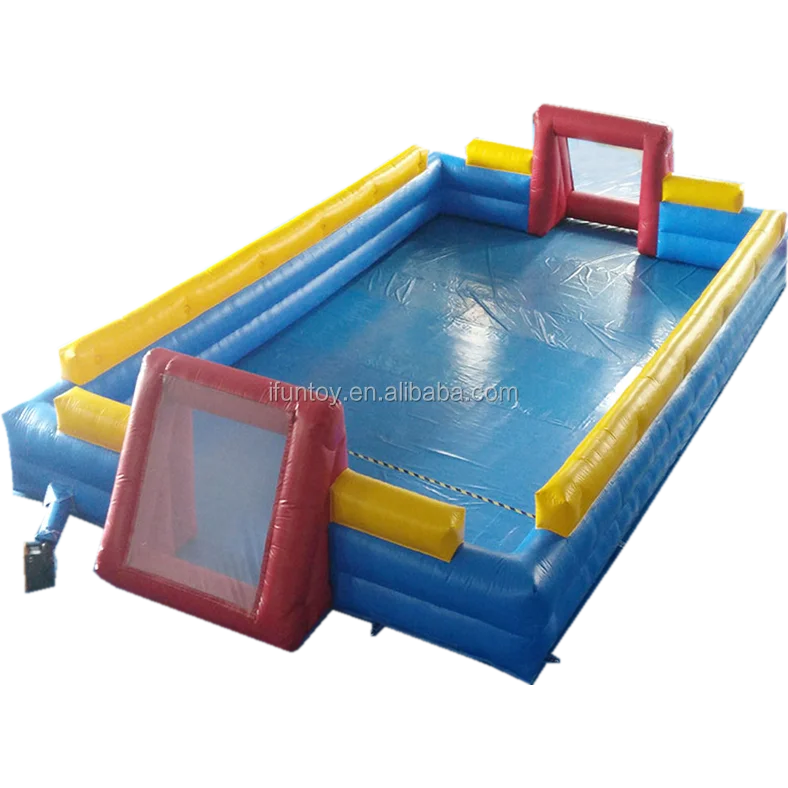 Outdoor Human Foosball Tournament Inflatable Slip And Slide Football ...