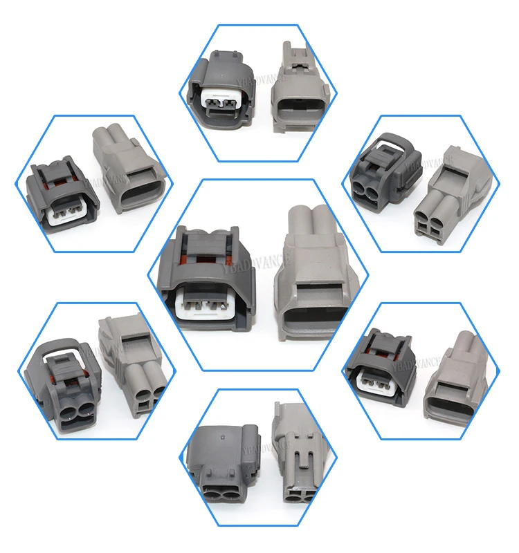 7282-7021-10 7283-7021-10 2 Pin Pigtail Male Female Electrical Connector Pa66 - Buy Electrical ...