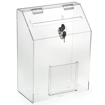 Wall Mounted Acrylic Suggestion Box,Custom Acrylic Complaint Box With ...