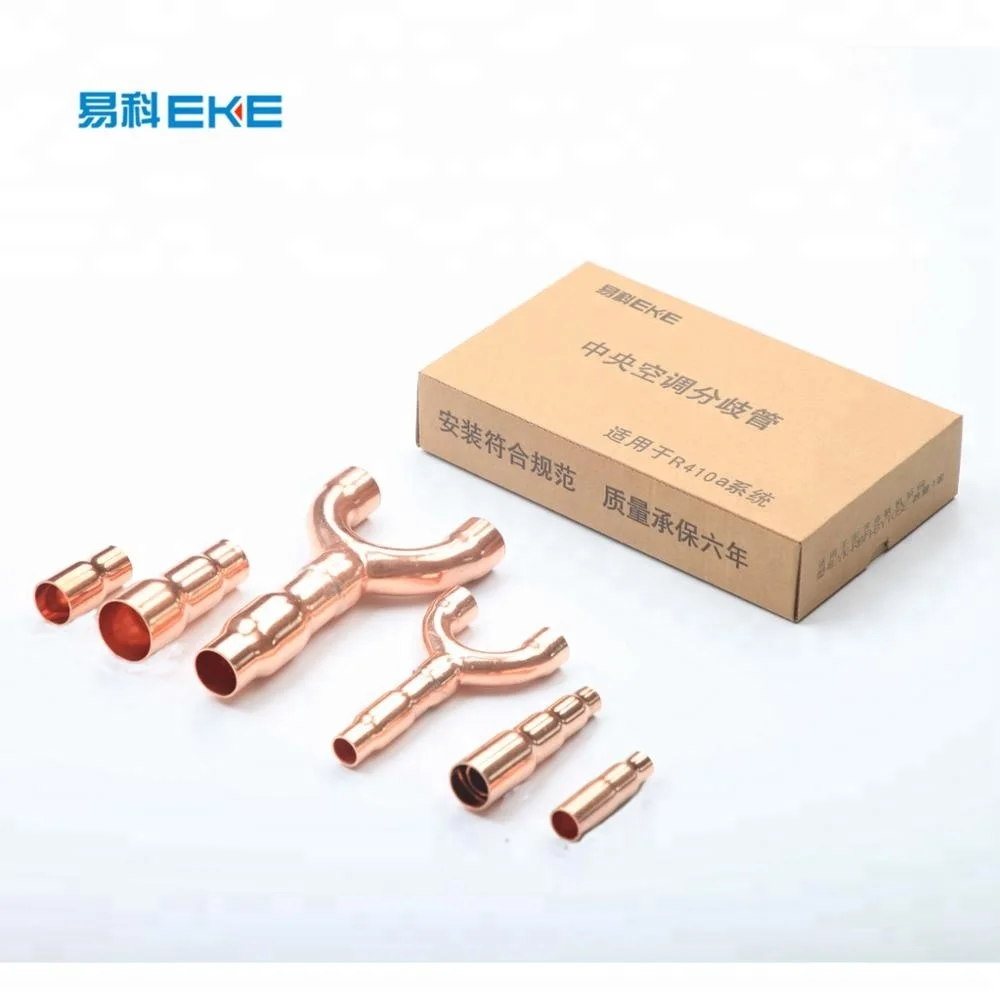 Copper Cross Tee for Air Conditioner - Reliable Performance