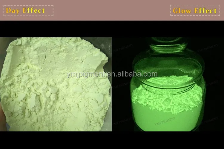 Zinc Sulfide (zns.cu) Short Afterglow Yellow Green Glow Pigment For ...