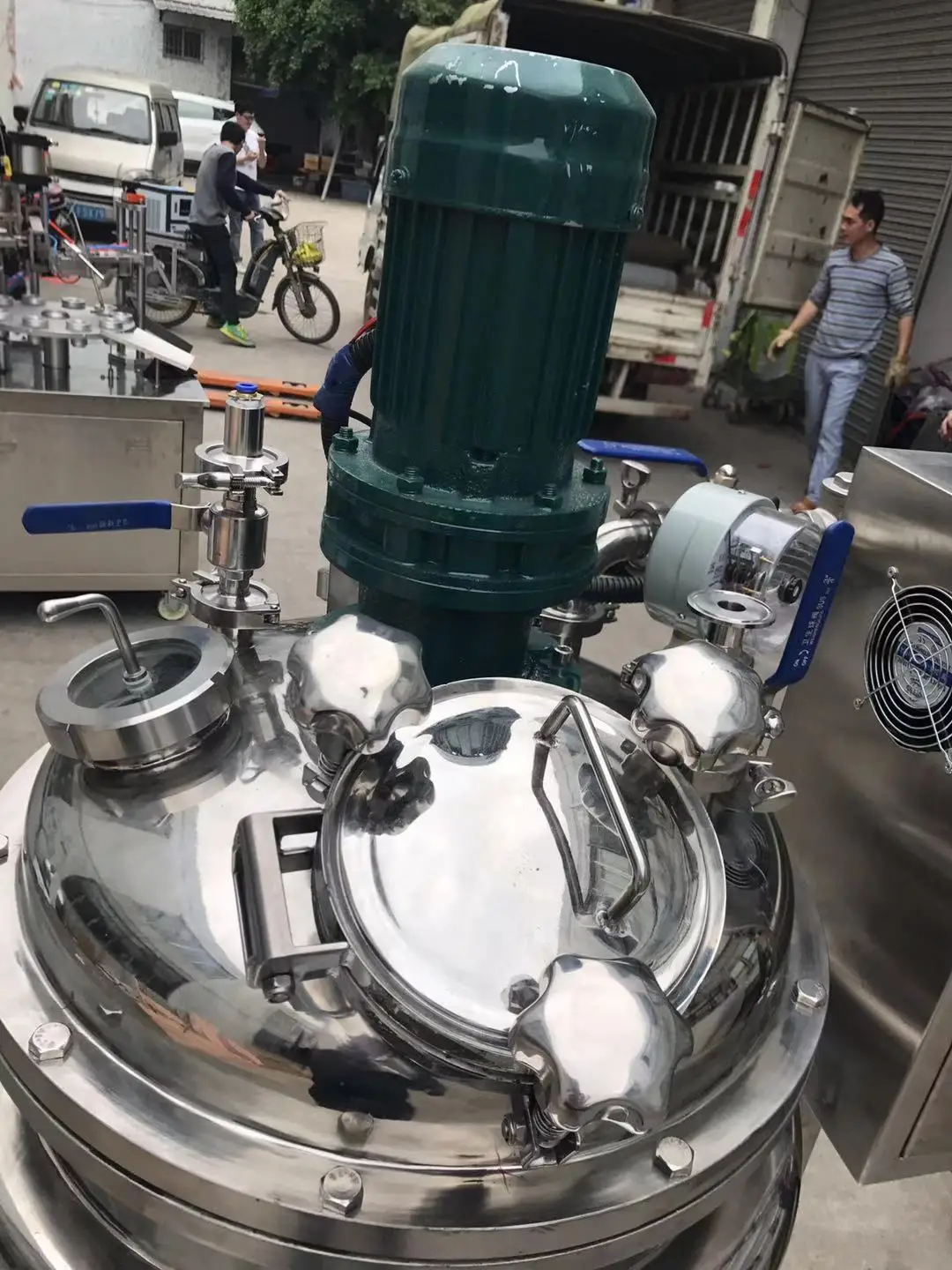 100l Electric Heating Stirring Tank,Vacuum Defoaming Machine,High Shear ...