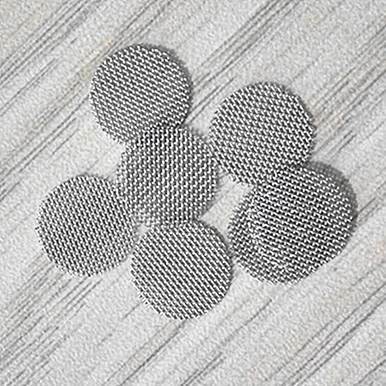 60 Mesh Round Shape Titanium Woven Wire Mesh Smoking Pipe Screens - Buy ...
