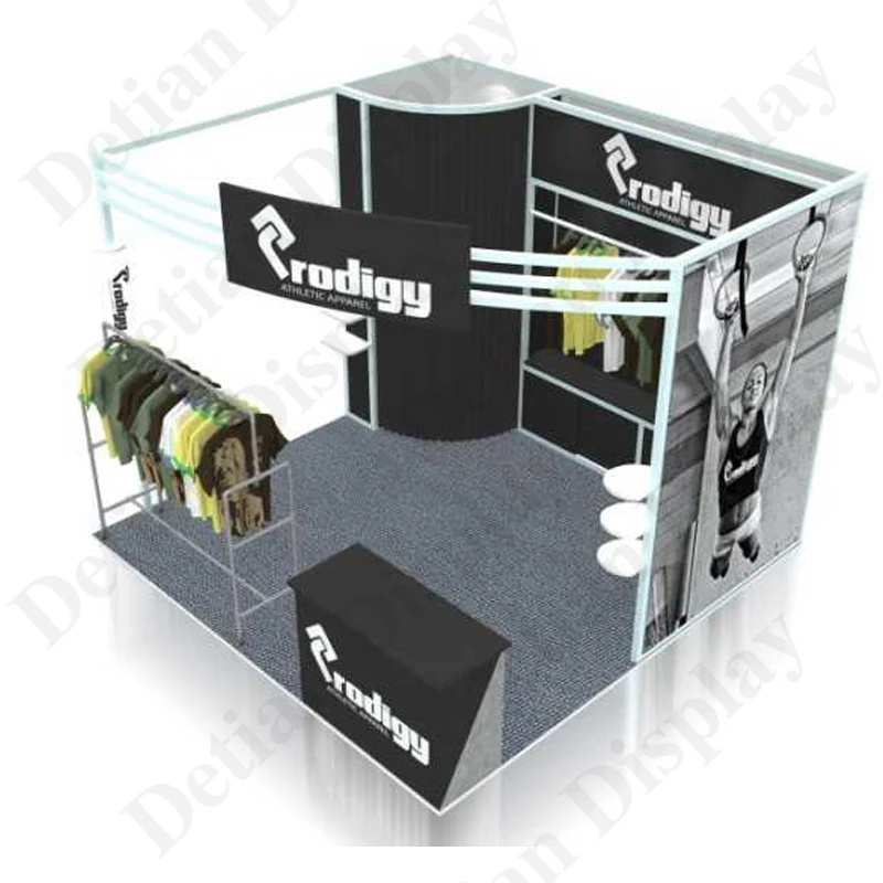Stand De Exposición Modular De 10x10 Pies Con Pantalla De Aluminio De ...