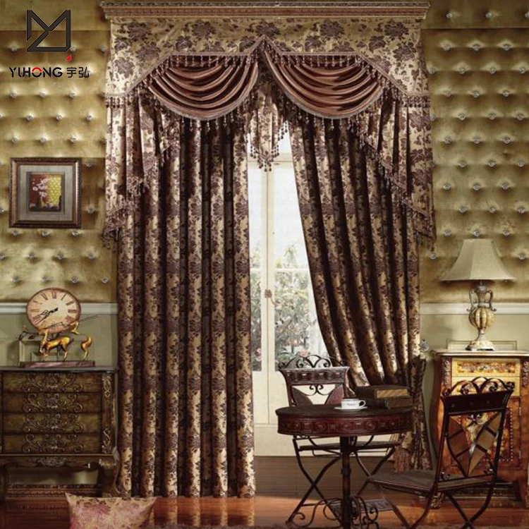 Shop Our Living Room Arabic Style Jacquard Curtains