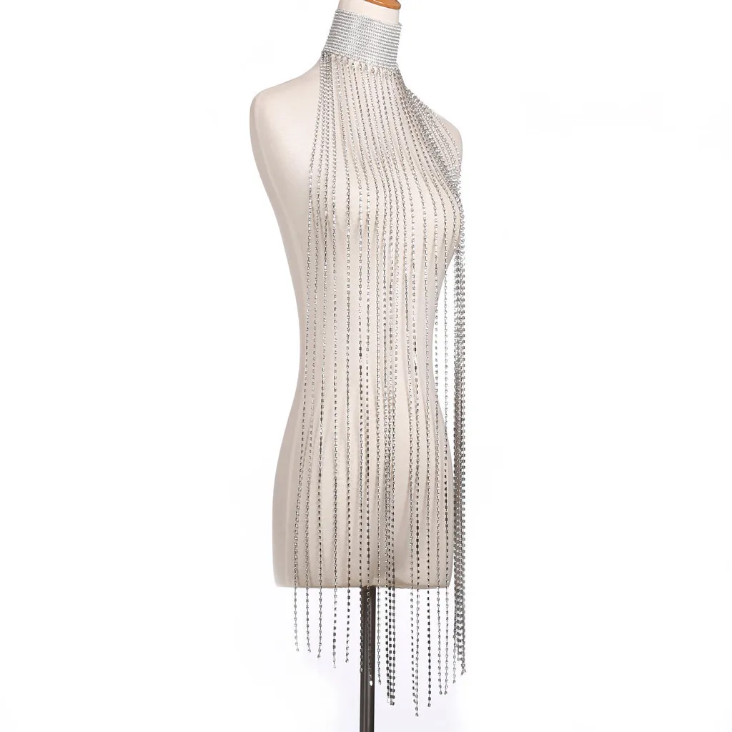 New Fashion Rhinestone Sexy Tassel Full Body Chain Dress Jewelry Buy