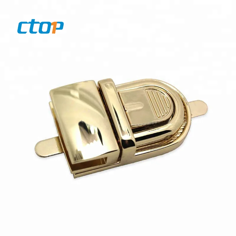 China Metal Twist Turn Handbag Hardware Custom Bag Lock Bag Metal Lock ...