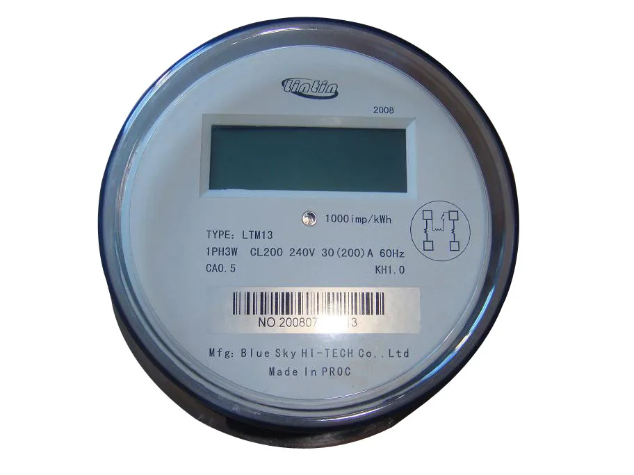 Single-phase Smart Energy Meter Lora RF Wifi ANSI Socket
