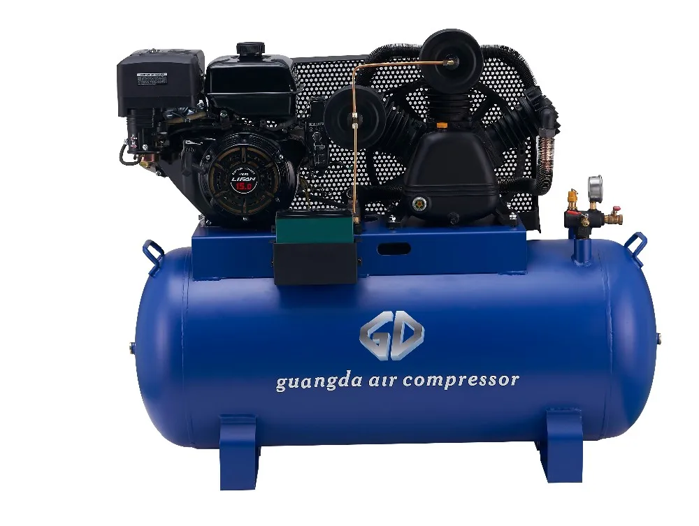 W-0.9/12.5 15HP Gasoline Engine Air Compressor - Portable & Reliable