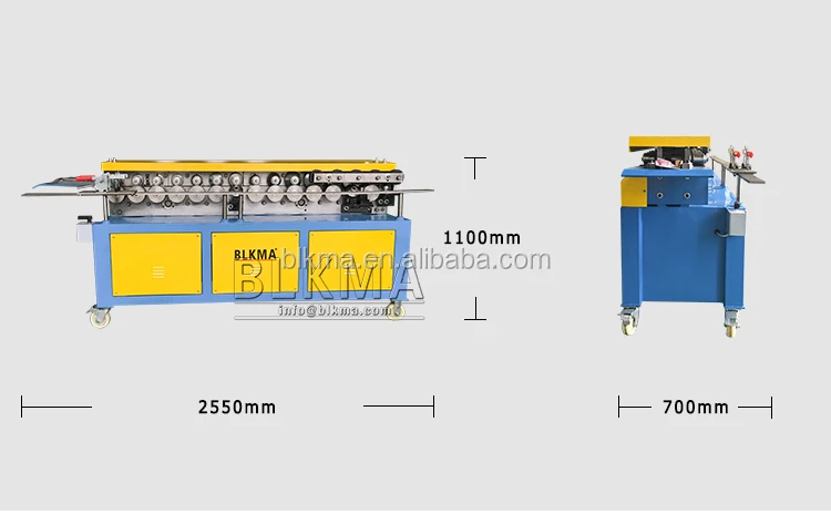 BLKMA Heavy Duty Mechanical TDF/TDC Duct Flange Forming Machines for Sale
