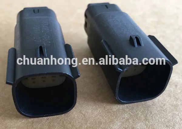 Molex Mx150 6 Position Rectangular Housing Connector Receptacle Black ...