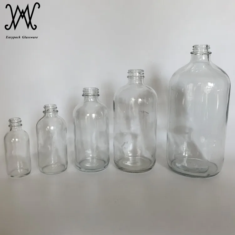 16oz Boston Round Spray Glass Bottle With Silicone Sleeve And Paper ...