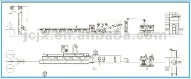 13 Dies Copper Rod Breakdown Wire Drawing Machine With Annealer ...