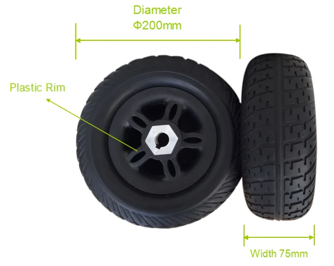 200x75 Scooter Wheels And Tires - Buy Scooter Wheels And Tires,Scooter ...