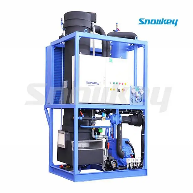 Snowkey Tube Ice Making Machine With Stainless Steel Evaporator - Buy ...