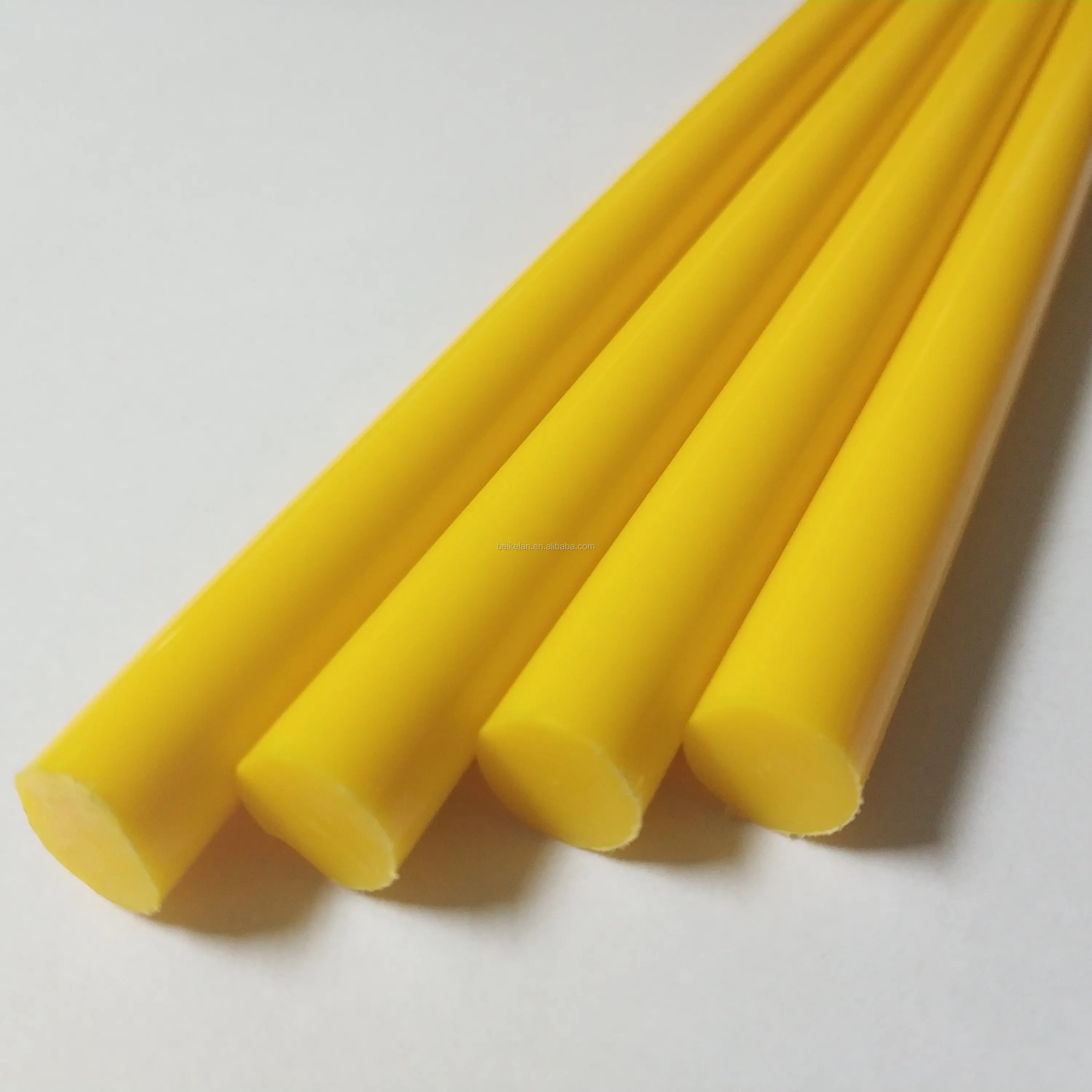 Yellow Color POM Rods for Machinery Industry - Baekeland