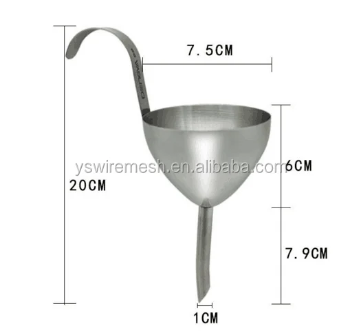 Stainless Steel 304 Mesh Screen Filter And Separating Funnel For Liquid ...
