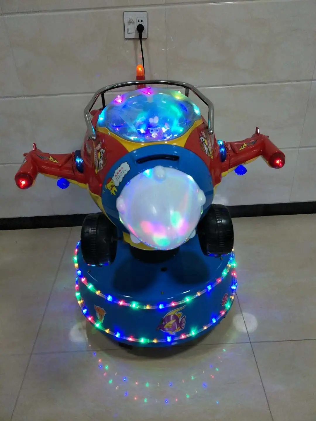 2018 Coin Kiddie Rides - up and down Coin Operated Helicopter