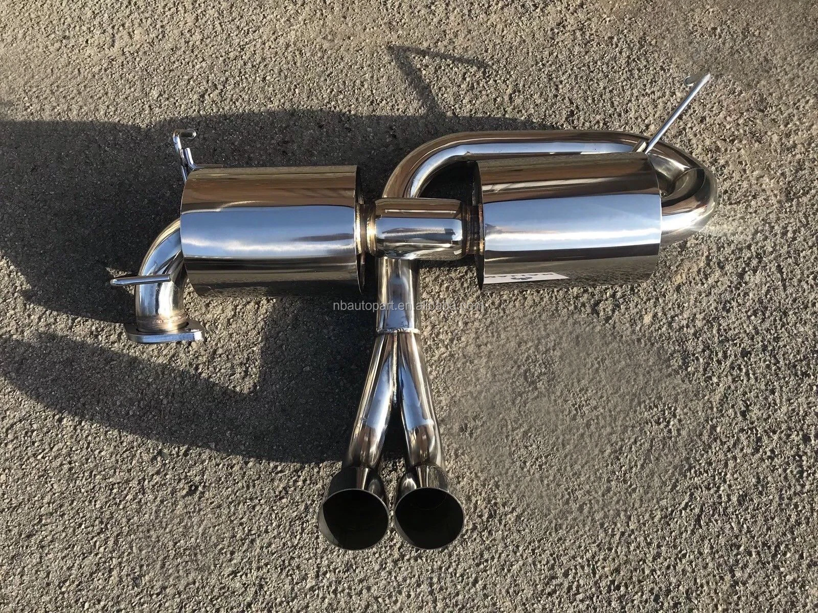 3.00" Dual Muffler Tip Catback Exhaust Kit for Toyota MR2 Spyder