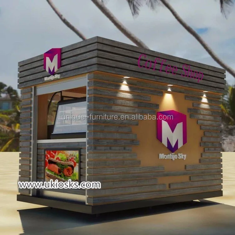 Custom Outdoor Kiosk Design for Ice Cream and Coffee Stands - Beach ...