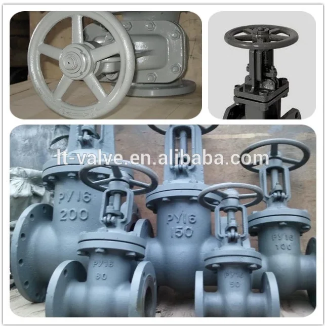 Gost Cast Iron Gate Valve Pn10 Dn 80 Dn 600 Through Conduit Knife Gate ...