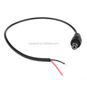 Dc Power Pigtail Cable 5.5x2.1 Male & Female Connectors For Cctv ...