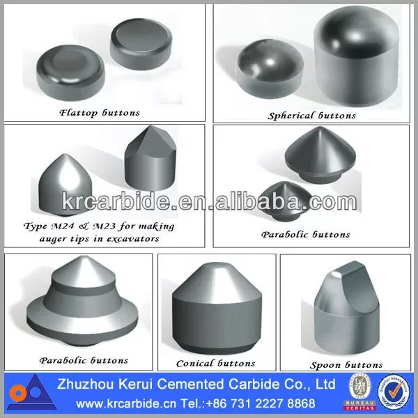 Tungsten Carbide Mining Tips, Tungsten Carbide Button,Tungsten Carbide ...