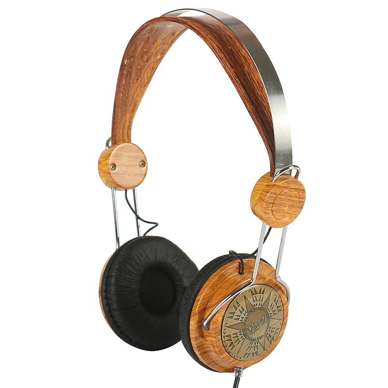 Vintage Wood Earphone Funky Earphones Cool Headphones Wooden Headphone ...