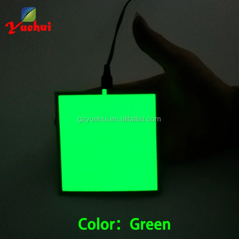 10x10cm El Panel Flashing Led Light Sheet For Festival Party Decoration ...