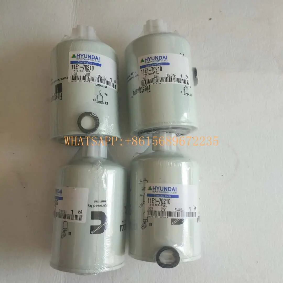 FUEL FILTER 11E1-70210 11E1-70250 3903410 3925274 for EXCAVATORS
