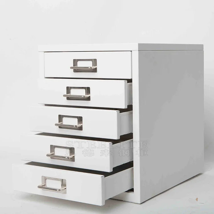 Steel 4 Drawers Vertical Filing Cabinets / Mini Drawer Cabinet With ...