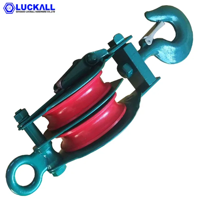 Ome Supply Steel Double Sheave Open Type Snatch Block With Hook - Buy ...