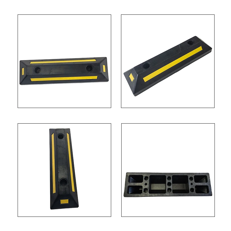 550mm Rubber Plastic Truck Block Parking Wheel Stopper For Car Wheel ...