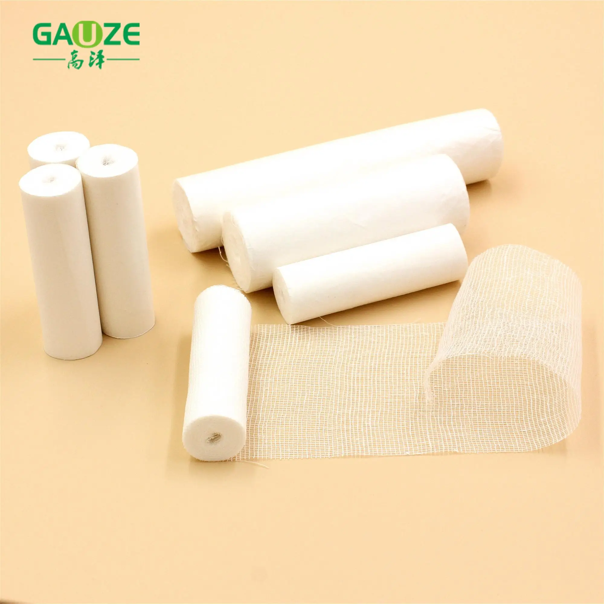Non Adhesive Hydrophilic Gauze Bandage 4" X 5yds Medical 100% Organic ...