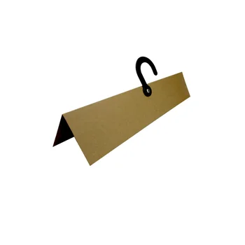 Custom Printing Colorful Kraft Paper Hanger For Fabric With Plastic ...