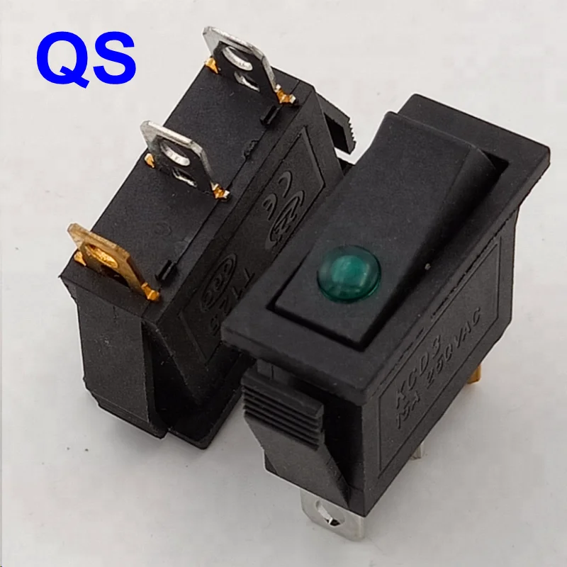 Kcd3 Dual Color Illuminated T85 55 Rocker Switch 2pin /3 Pin 16a Rocker ...