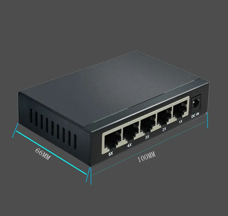 Mini SOHO Switch - 5 Port Gigabit Ethernet Desktop Router