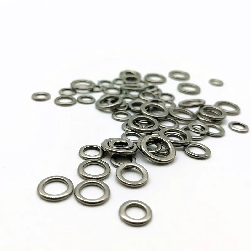 Heavy Solid Articulated Fishing Solid Closed Ring Swivel Fishing Tackle ...