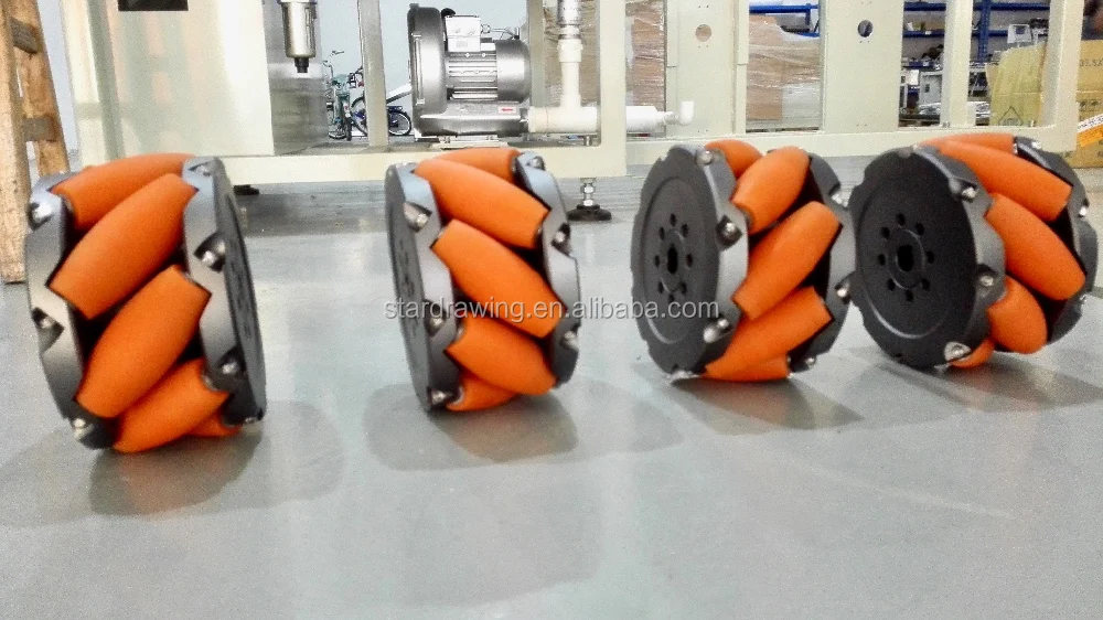 SS 8 Inch Heavy Duty Industrial Mecanum Wheels - 800 kg Load Capacity ...
