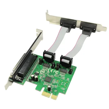 Iocrest Ax99100 Chipset Combo 2 Db-9 Serial (rs-232,Com) + 1 Db-25 Parallel Printer Ports (lpt1 ...