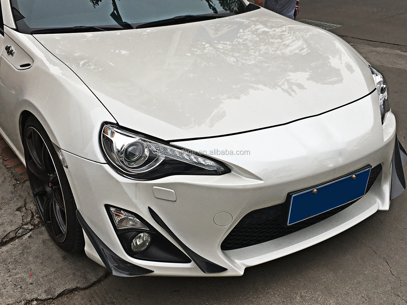 AE86 Carbon Fiber Front Canards for Toyota 86 & Subaru BRZ