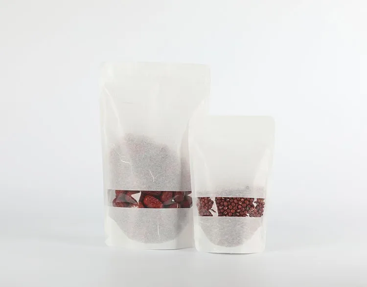 Eco-friendly Oker Brand White Rice Paper Bags Stand Up Rice Paper ...